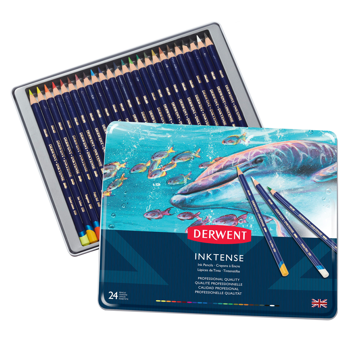 Inktense Watercolour Pencils Set of 24